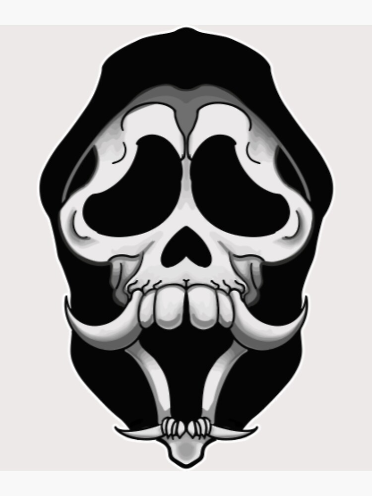 "Ghost Face Scream Ghost Face Oni" Poster for Sale by IsoioraEusida ...