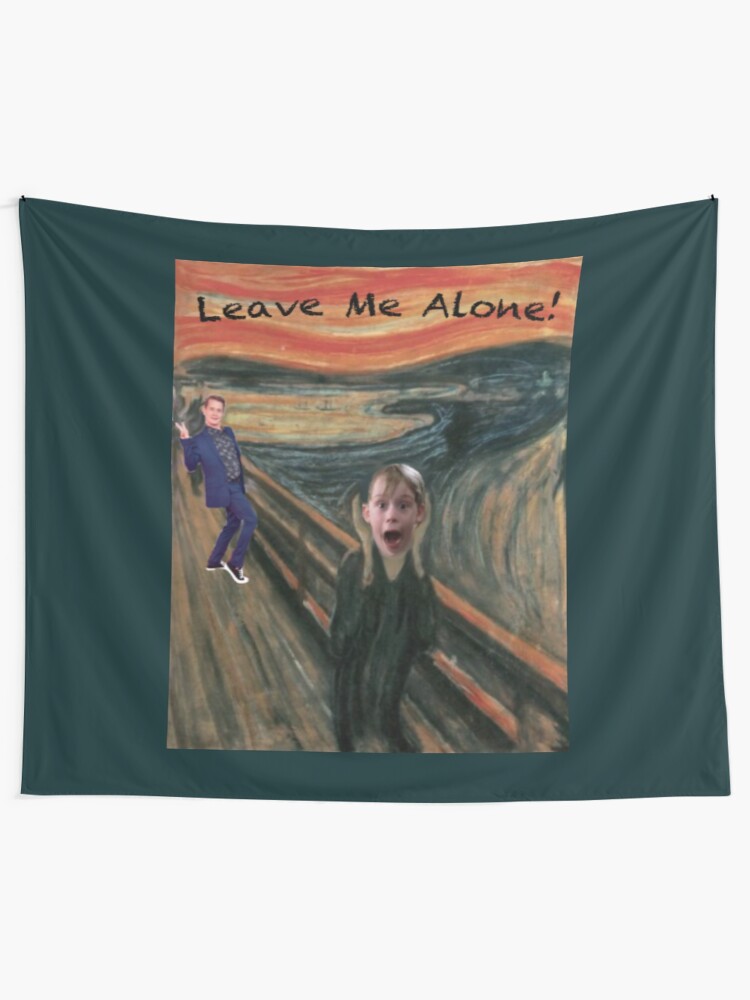 Home Alone Scream And Edvard Munch Scream Scene Tapestry