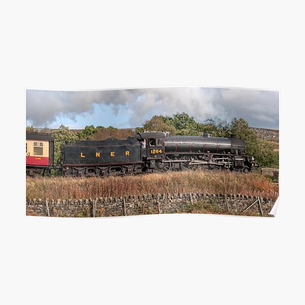 "LNER Thompson Class B1 Number 1264" Poster by SteveHClark | Redbubble