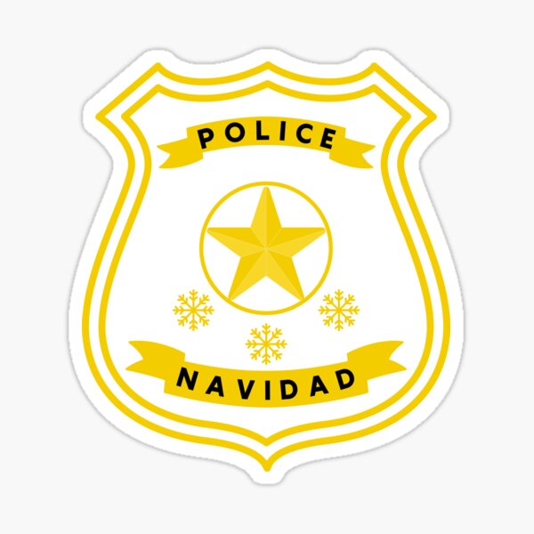 "Police Navidad | Feliz Navidad | Police | Badge | Christmas | Happy ...