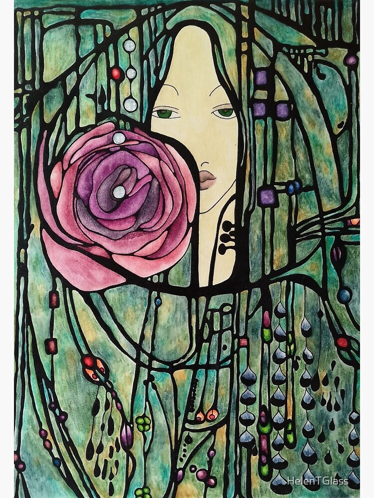 "'Willow' Margaret MacDonald" Art Print by HelenTGlass | Redbubble