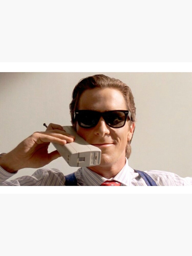 "american psycho christian bale movie patrick bateman" Mask for Sale by ...