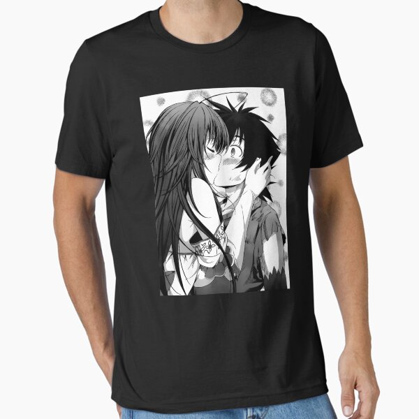 "Rias And Issei Kissing" Essential T-Shirt for Sale by narcocynic ...