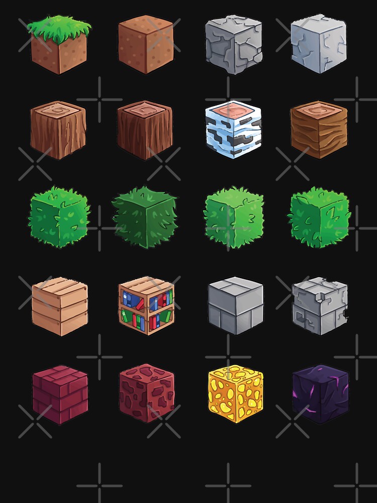 "Blocks Essential" T-shirt for Sale by slvdesign | Redbubble ...