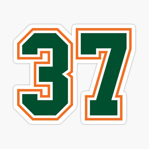 Number 37 Stickers | Redbubble