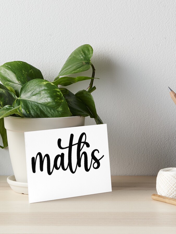"maths label" Art Board Print for Sale by metanoid | Redbubble