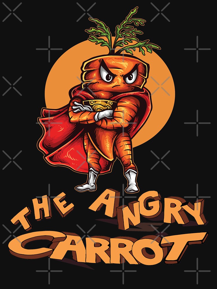 "Angry Carrot Love Superhero " T-shirt for Sale by ProjectX23 ...