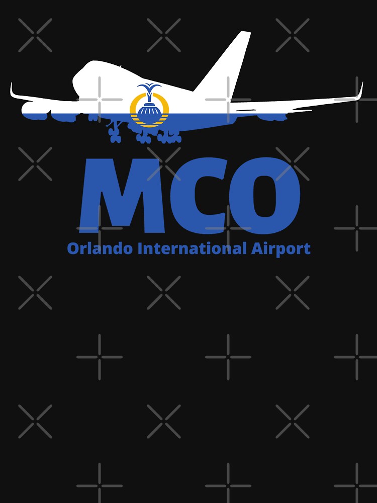 "Travel Airport Airline Orlando International Airport MCO" T-shirt for ...