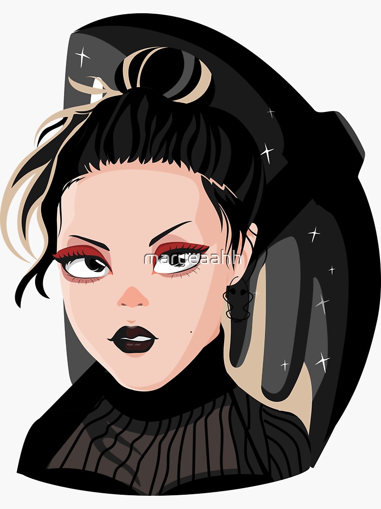 "hwasa aya" Sticker for Sale by maryeaahh | Redbubble