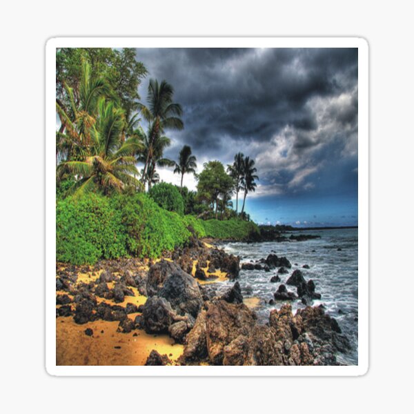 " ROCKY BEACH COVE" Sticker for Sale by shenkoman | Redbubble