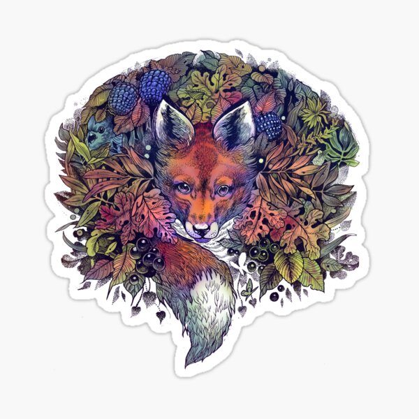 Sticker: Fuchspelz | Redbubble