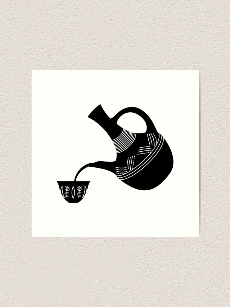 "Pouring Jebena" Art Print for Sale by yikunopia | Redbubble