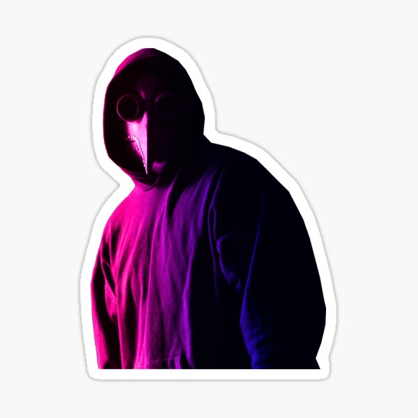 "Spooky Cyberpunk Crow Artwork" Sticker for Sale by TeesByMark | Redbubble