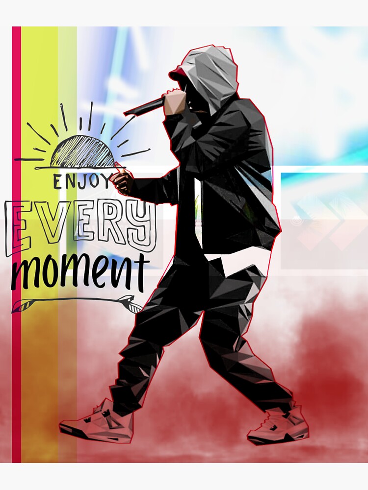 "Enjoy every anytime " Sticker by Devil07 | Redbubble