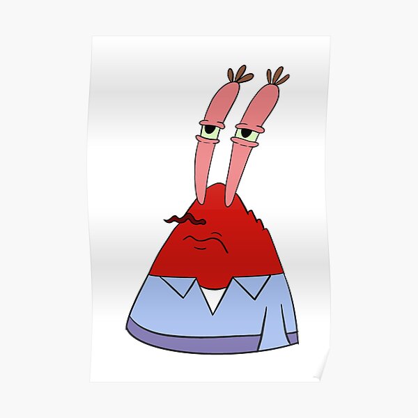 "Mr. Krabs Meme" Poster for Sale by gabbyparker5100 | Redbubble