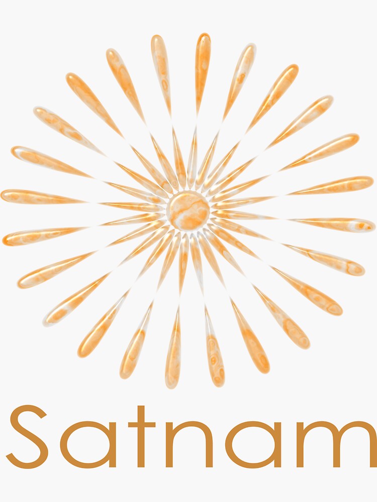 "satnam yoga Chakra Sacral" Sticker for Sale by Laurentlartiste | Redbubble