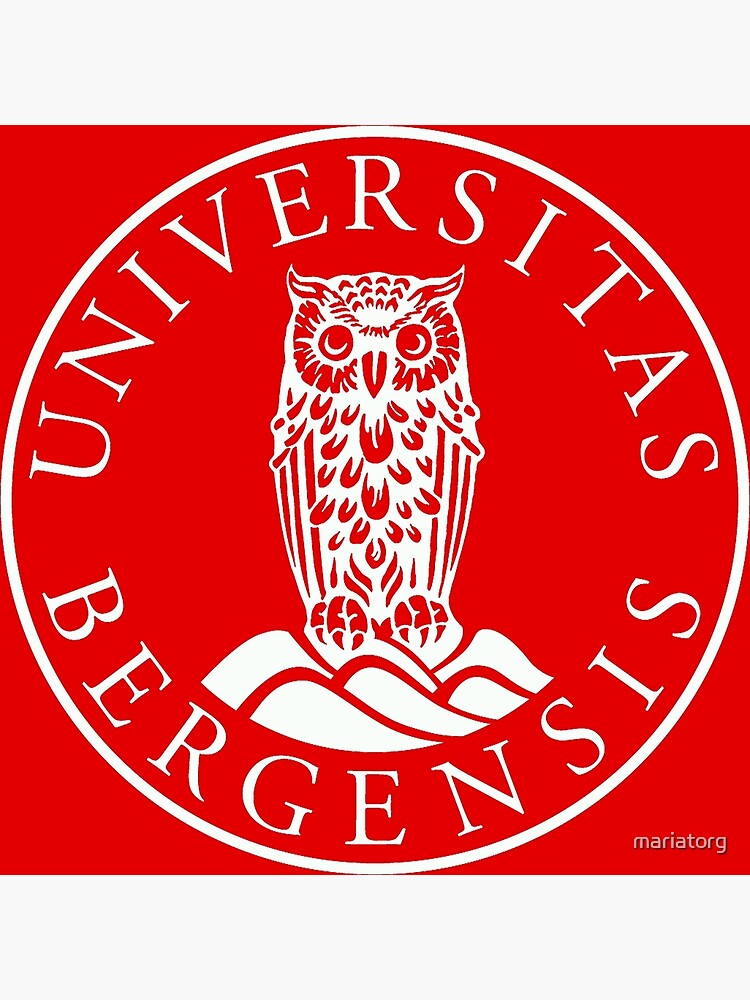 "University of Bergen logo" Poster for Sale by mariatorg | Redbubble
