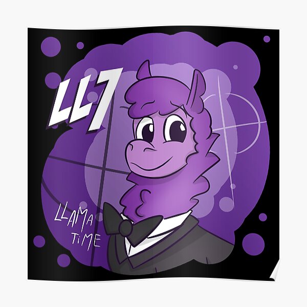 "Llama Time - Spy LL7 B" Poster by Mister-Spaceman | Redbubble