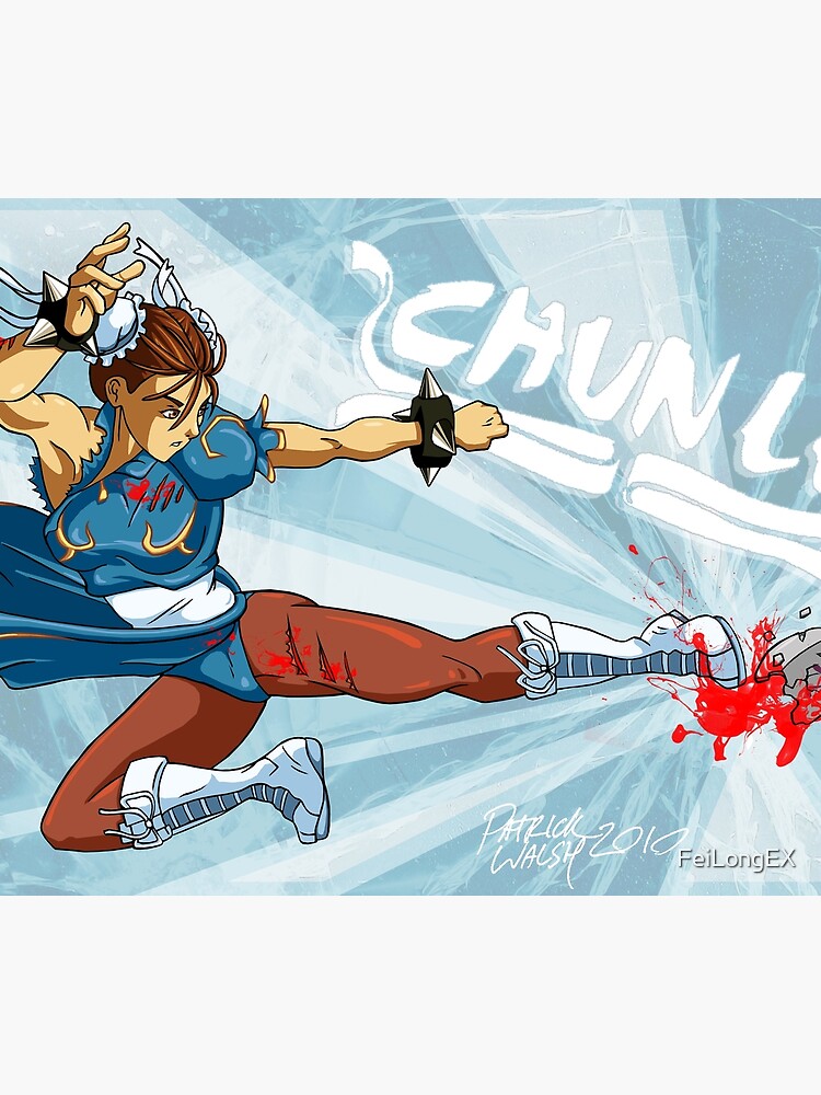 "Chun Li" Throw Blanket for Sale by FeiLongEX | Redbubble