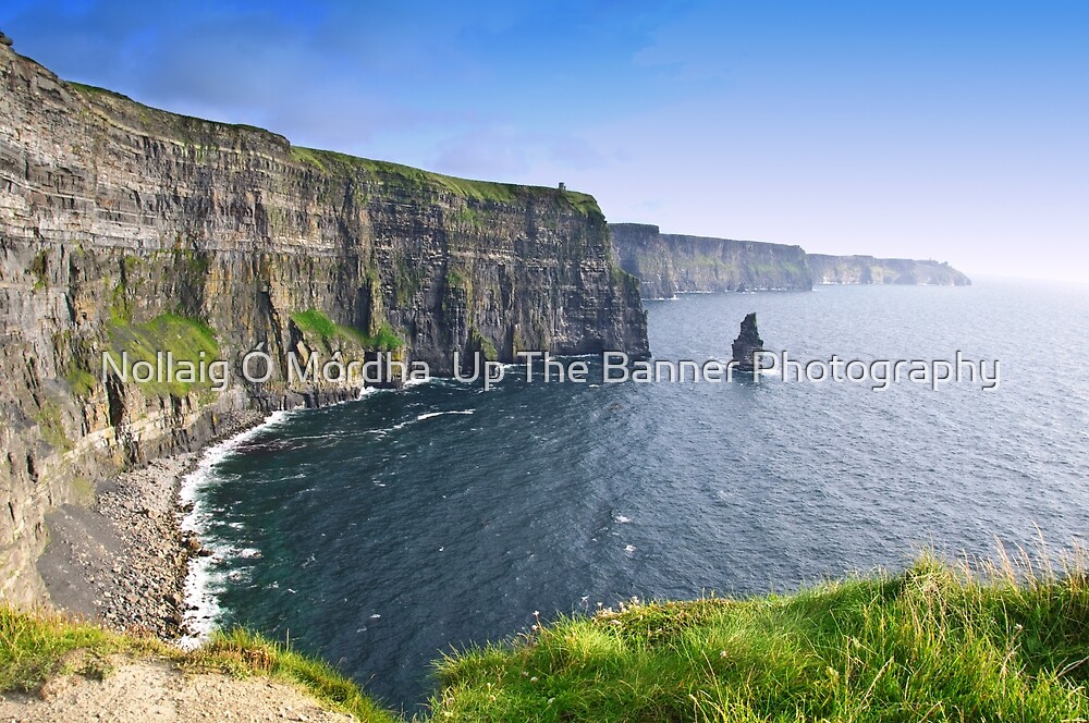 "cliffs of moher, county clare, ireland" by Nollaig Moore Up The Banner ...