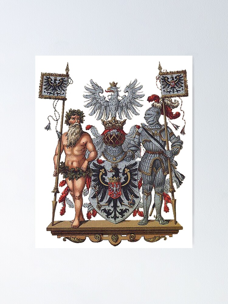 "Prussian Eagle Crest 1701" Poster by edsimoneit | Redbubble