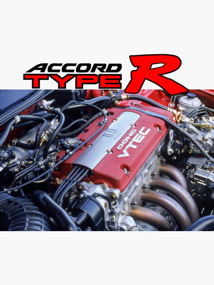 "Honda Accord Type R H22" Sticker by pole-posichon | Redbubble