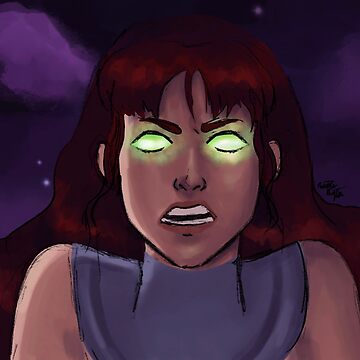"Angry Starfire" Poster for Sale by Lilnicsart | Redbubble