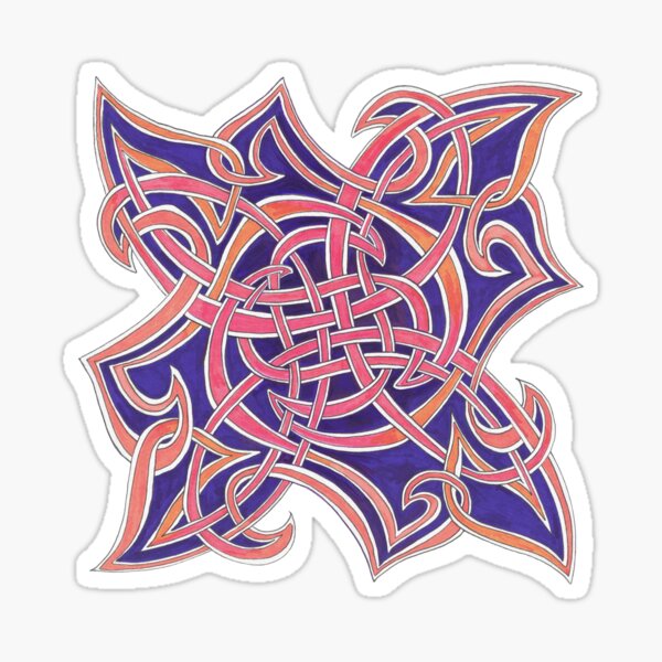 "Sunrise Shuriken" Sticker for Sale by dianahenze | Redbubble