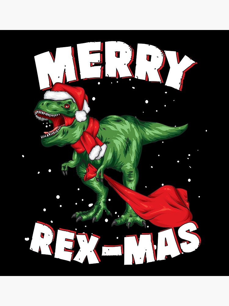 Poster « Joyeux cadeau de Noël Rex-Mas », par OMIArt7 | Redbubble