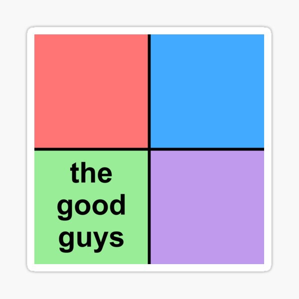 "The Good Guys" Sticker for Sale by GdLkngCrps | Redbubble