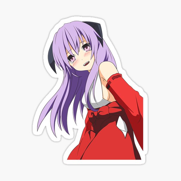 "Higurashi No Naku Koro Ni - Hanyuu Furude" Sticker for Sale by miharu ...