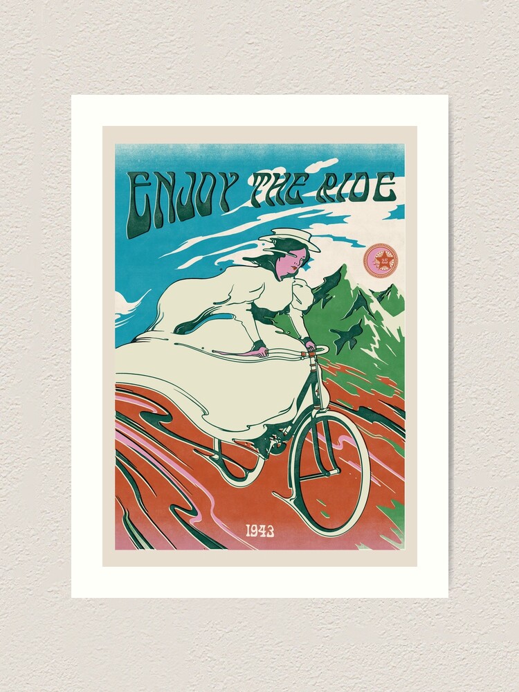 "Enjoy the ride" Art Print for Sale by mathiole | Redbubble