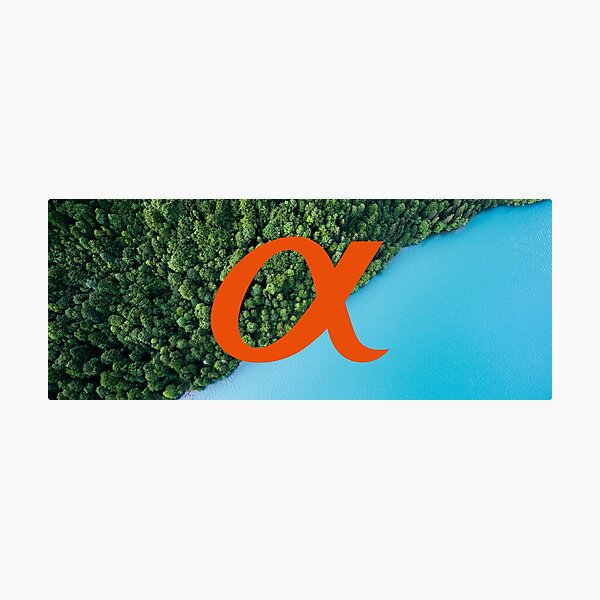 "Sony Alpha Logo" Photographic Print for Sale by TatteredSky | Redbubble