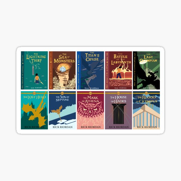 "pjo and hoo series pack" Sticker for Sale by SognoDesigns | Redbubble