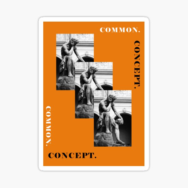 "Common Concept" Sticker for Sale by Howord-Sam | Redbubble