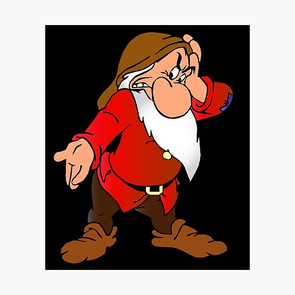Seven Dwarfs Grumpy Smiling Snow White Seven Dwarfs Sneezy Grumpy,