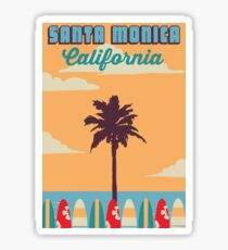 Santa Monica: Stickers | Redbubble