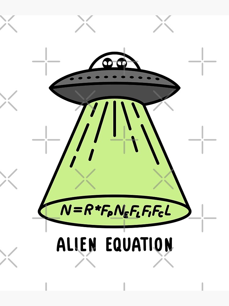 "Alien Equation" Poster by hadicazvysavaca | Redbubble