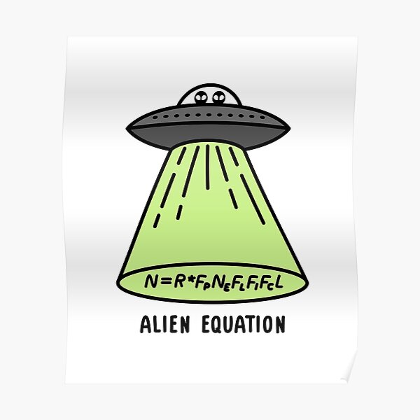 "Alien Equation" Poster by hadicazvysavaca | Redbubble
