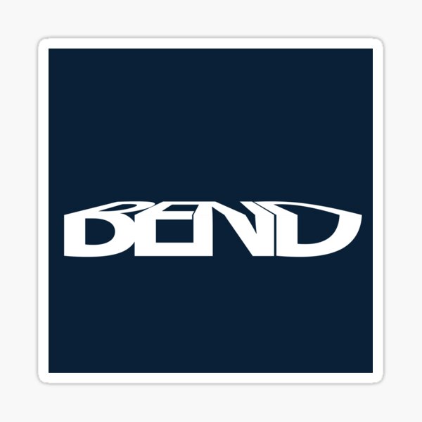 "Bend " Sticker by jasonbedu | Redbubble