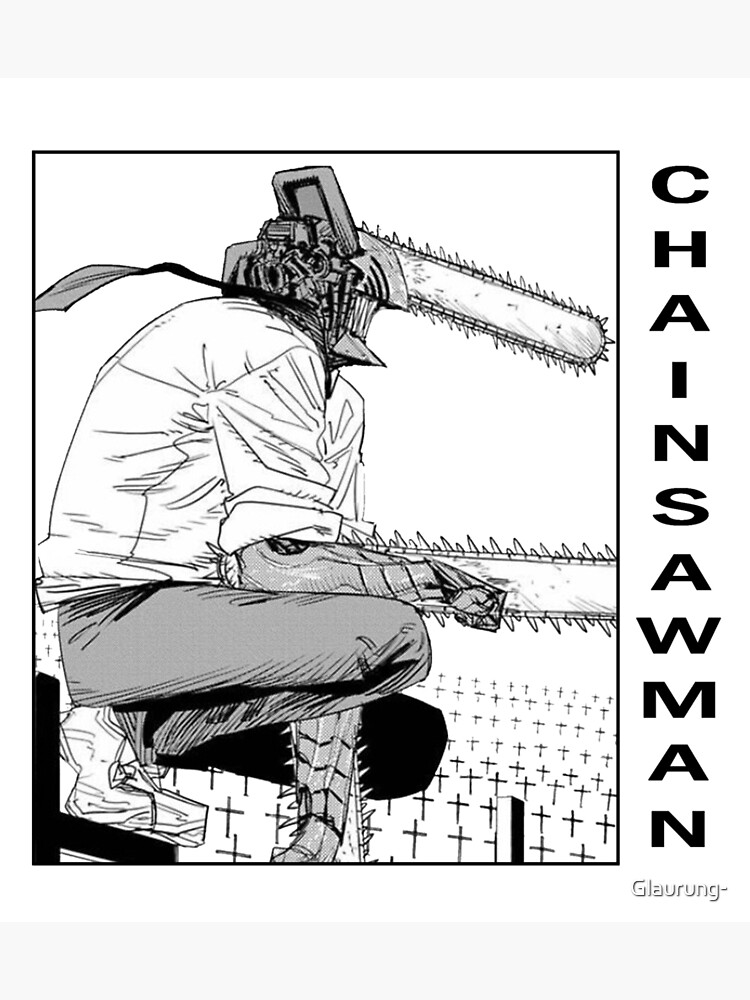 "Chainsaw Man Design" Art Print by Glaurung- | Redbubble