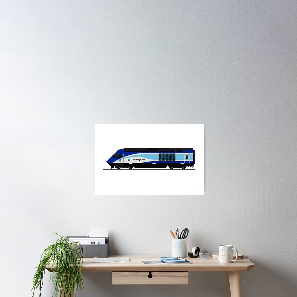 "CountryLink HST intercity XPT" Poster for Sale by CraigMatthews ...