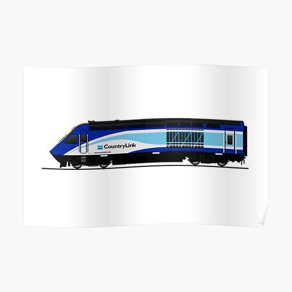 "CountryLink HST intercity XPT" Poster for Sale by CraigMatthews ...