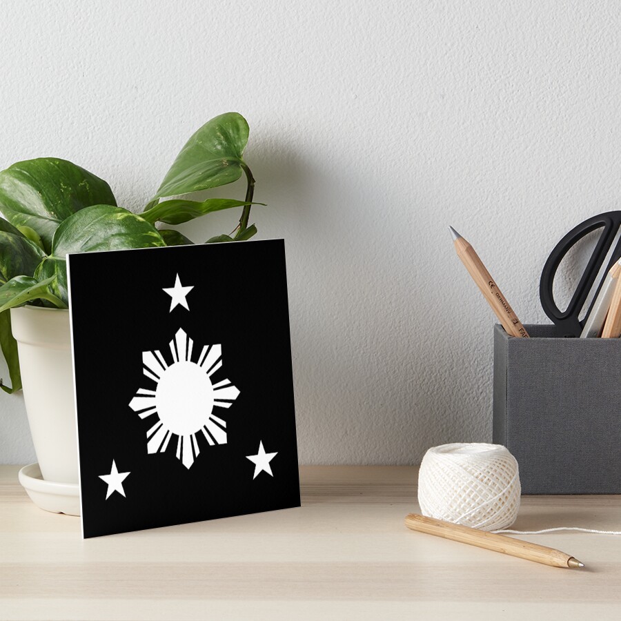 "Philippine Sun and Stars Filipino" Art Board Print by FilipinoMerch ...