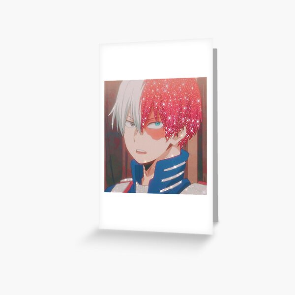 "Shoto Todoroki (Glitter Edition)" Greeting Card for Sale by ...