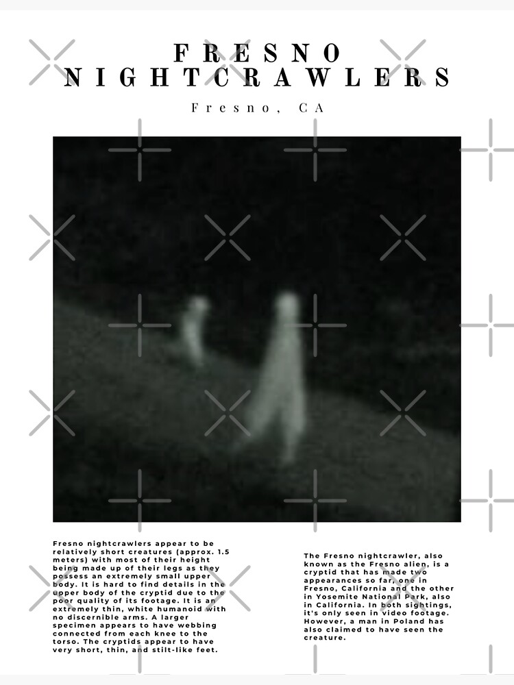 "Minimalist Cryptids: Fresno Nightcrawlers" Sticker for Sale by CoraBee ...