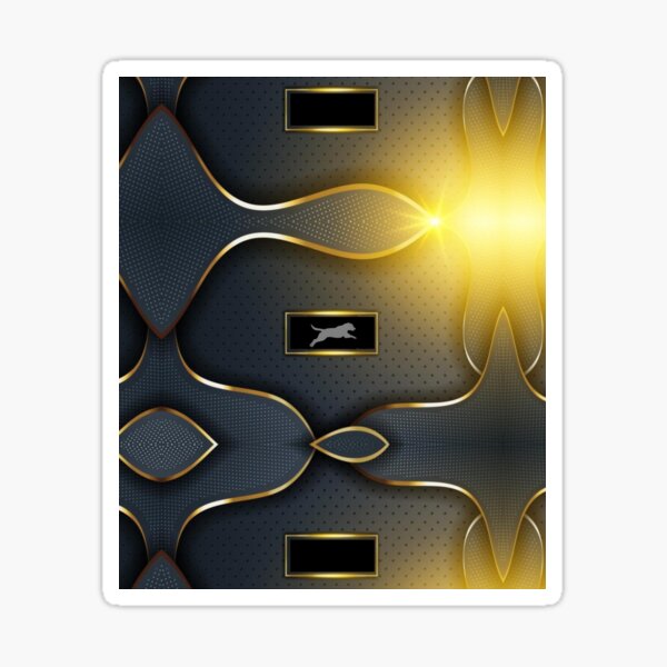 "Abstract Art Christmas Patterns Series #25" Sticker by JLS-Creations ...