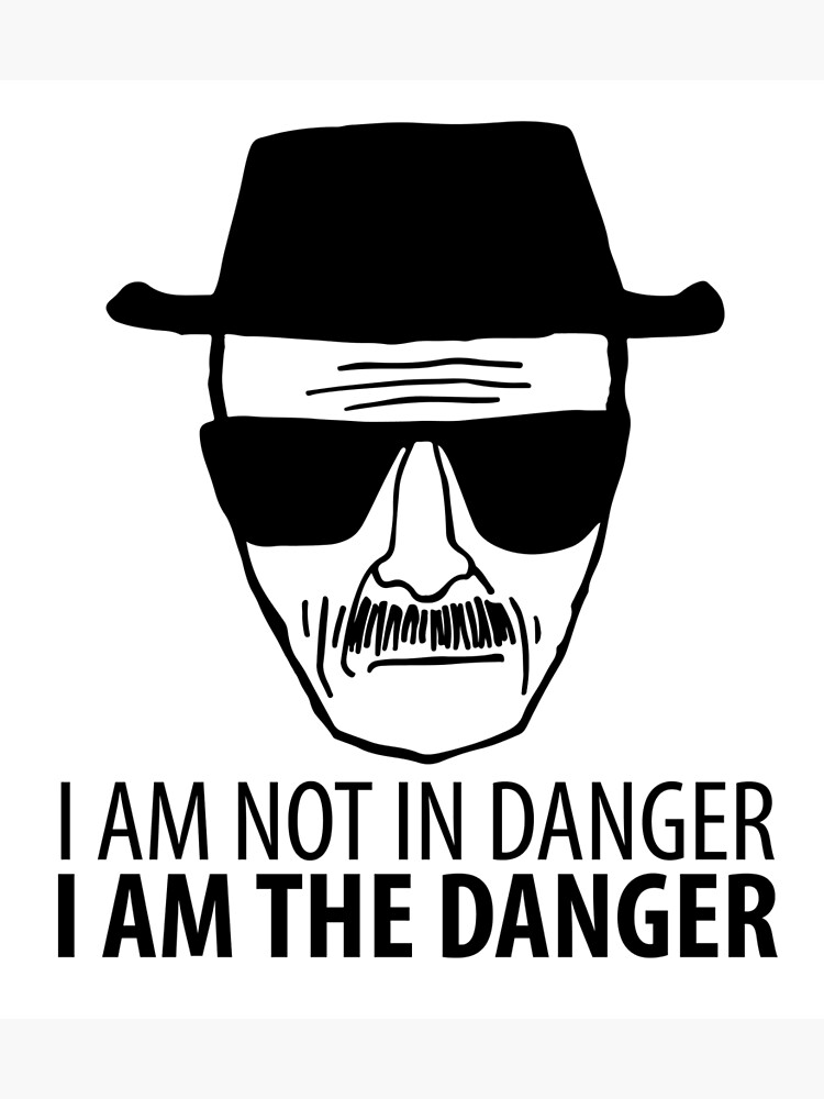 I Am Not In Danger, I Am The Danger! Canvas sold by Ámbar | SKU ...