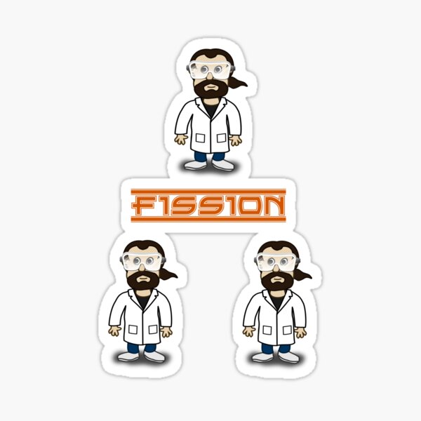"Fission" Sticker for Sale by legacyman72 | Redbubble