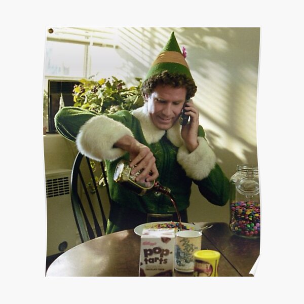 "Elf the movie William Buddy Hobbes breakfast Will Ferrell" Poster for ...